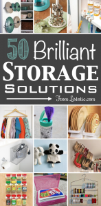 50 Brilliant, Easy & Cheap Storage Ideas (lots of tips and tricks)