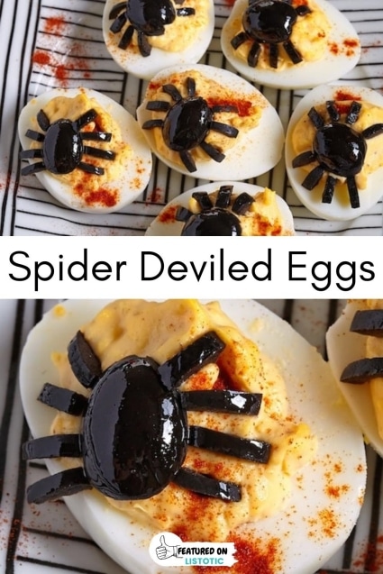 Easy Halloween Party Appetizers (Deviled Eggs 8 Ways)