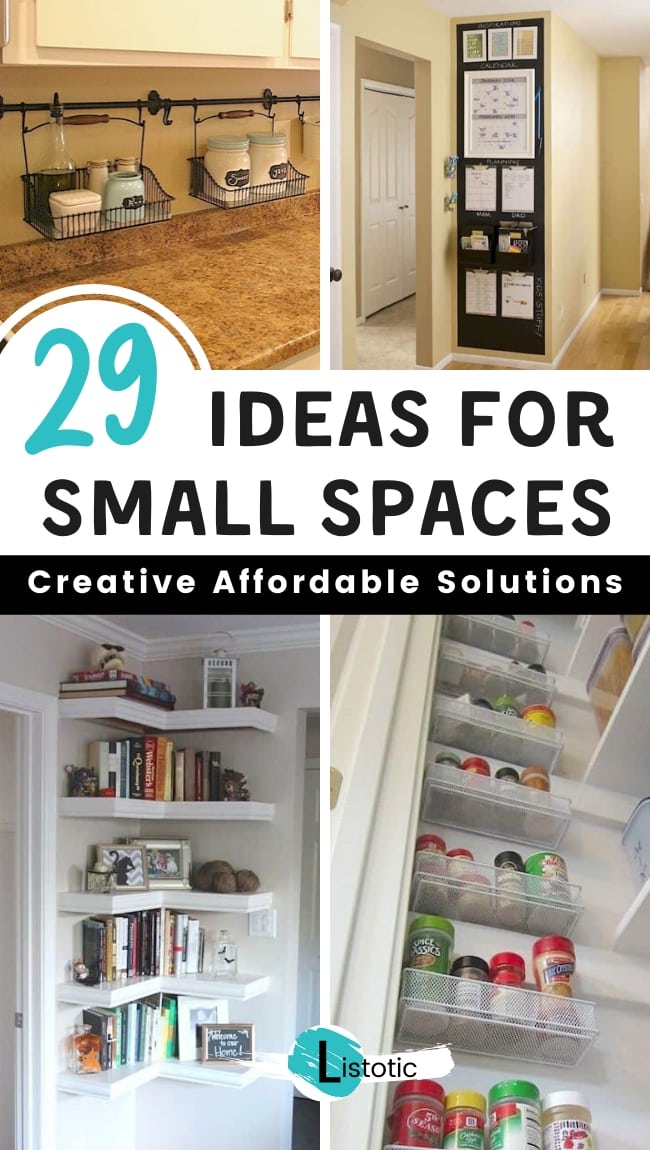 29 Sneaky DIY Small Space Storage and Organization Ideas!