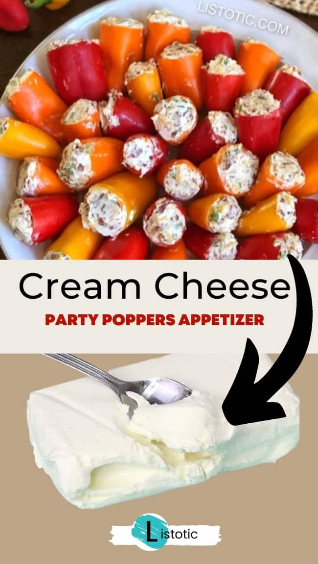Easy Appetizer Idea: PARTY POPPERS (Make Ahead - only 5 Ingredients)