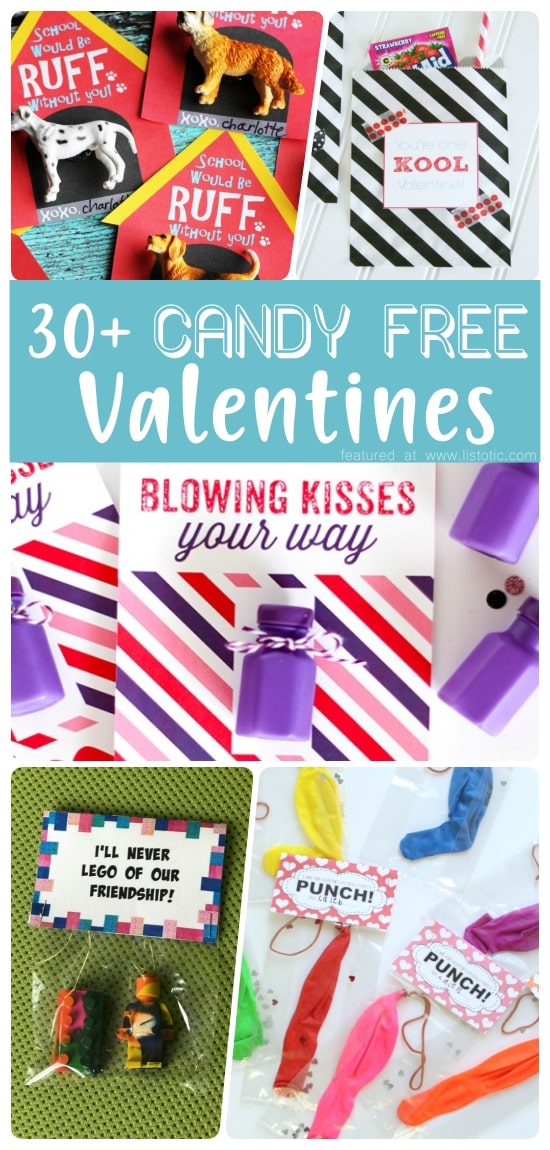 30+ Candy Free Valentine Ideas ⋆ Listotic Valentine's Day Feature