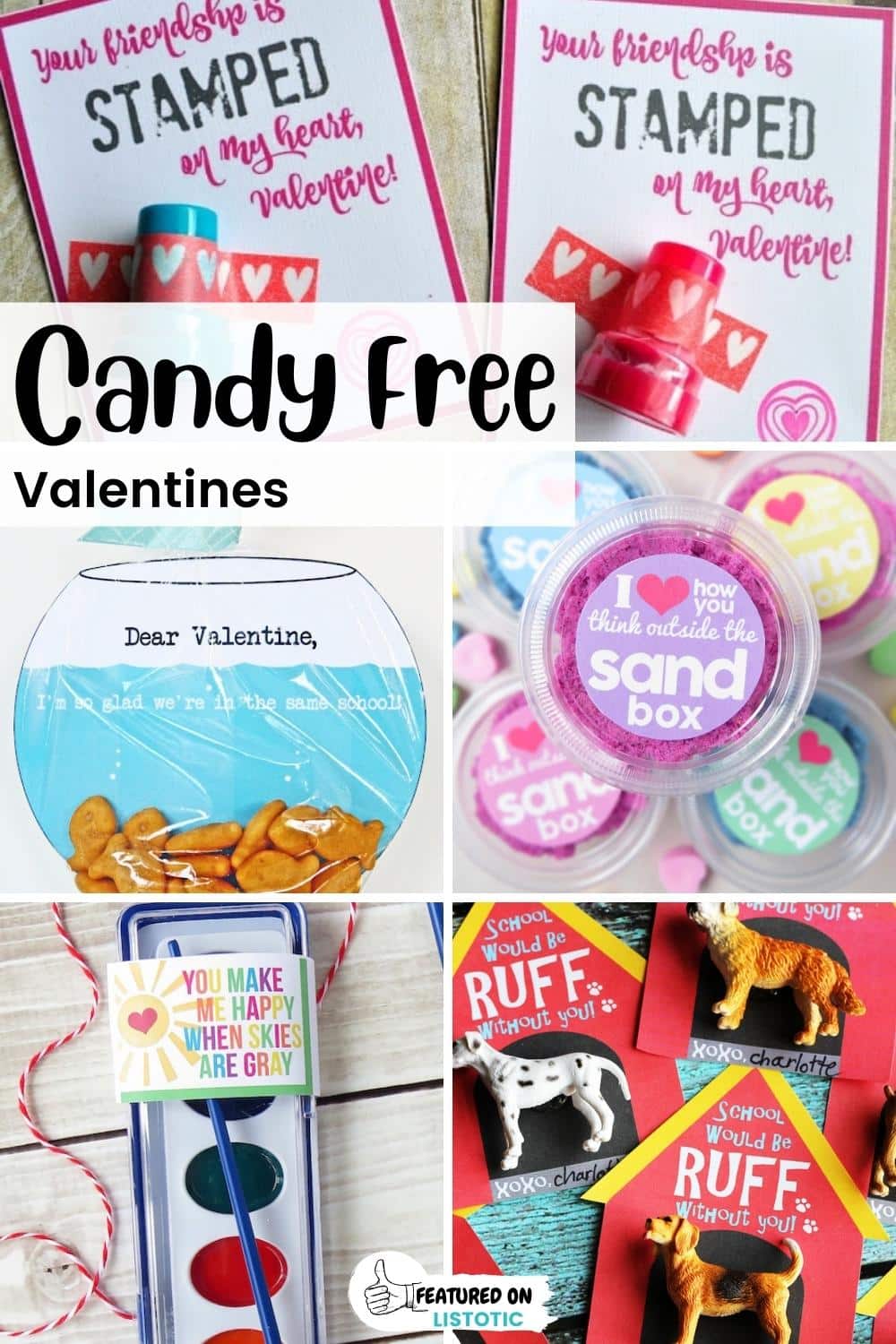 30+ Candy Free Valentine Ideas ⋆ Listotic Valentine's Day Feature