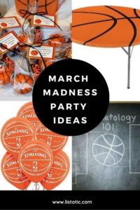 March Madness Party Decoration ideas for Game Day ⋆ Listotic