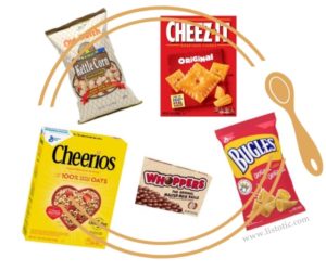 Fast dollar store party snack mix recipe with Bugles and popcorn⋆ Listotic