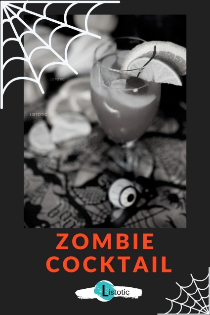The Zombie Cocktail Halloween Drink Recipe ⋆ Listotic