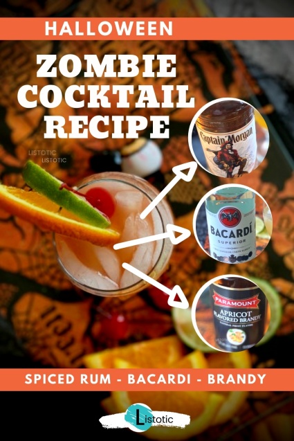 The Zombie Cocktail Halloween Drink Recipe ⋆ Listotic