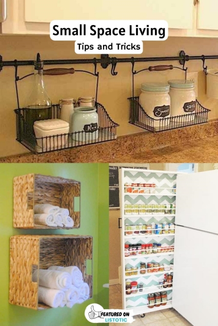 29 Sneaky DIY Small Space Storage and Organization Ideas!