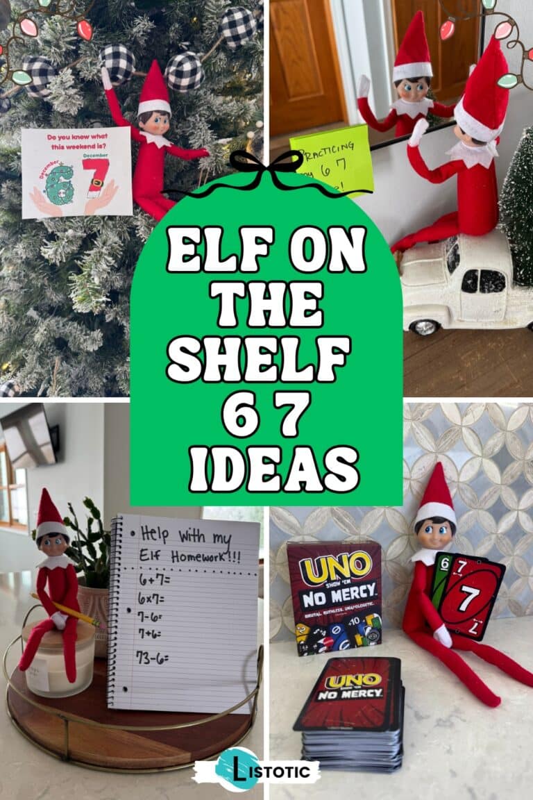 Easy & Hilarious 6 7 Elf on the Shelf Ideas for Busy Parents ⋆ Listotic